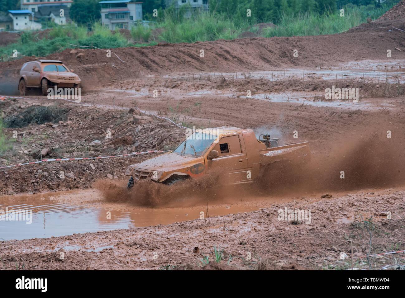 Land Cruiser Outdoor Car Cross Country Competition Stock Photo - Alamy