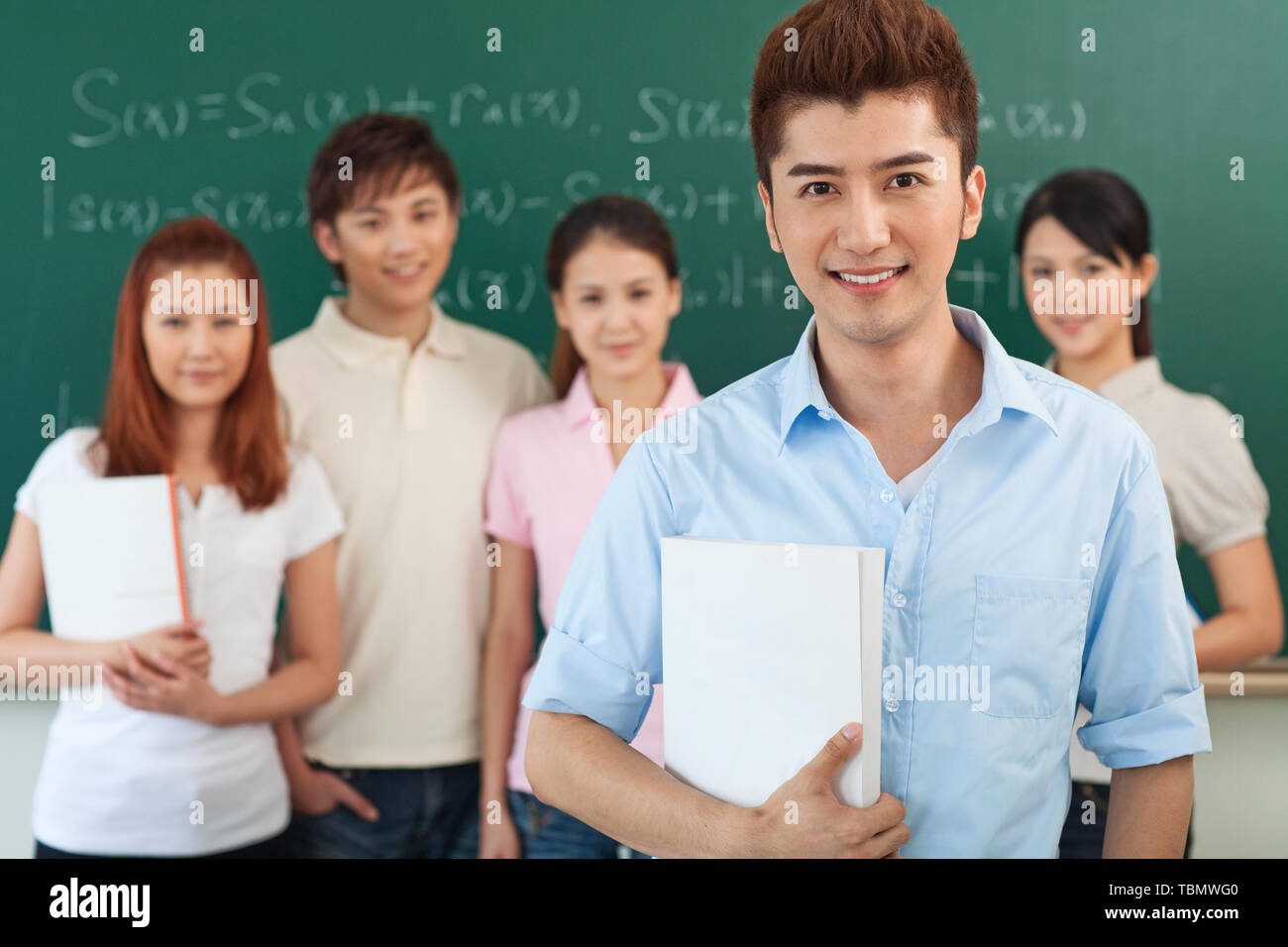 College students' study during class Stock Photo - Alamy