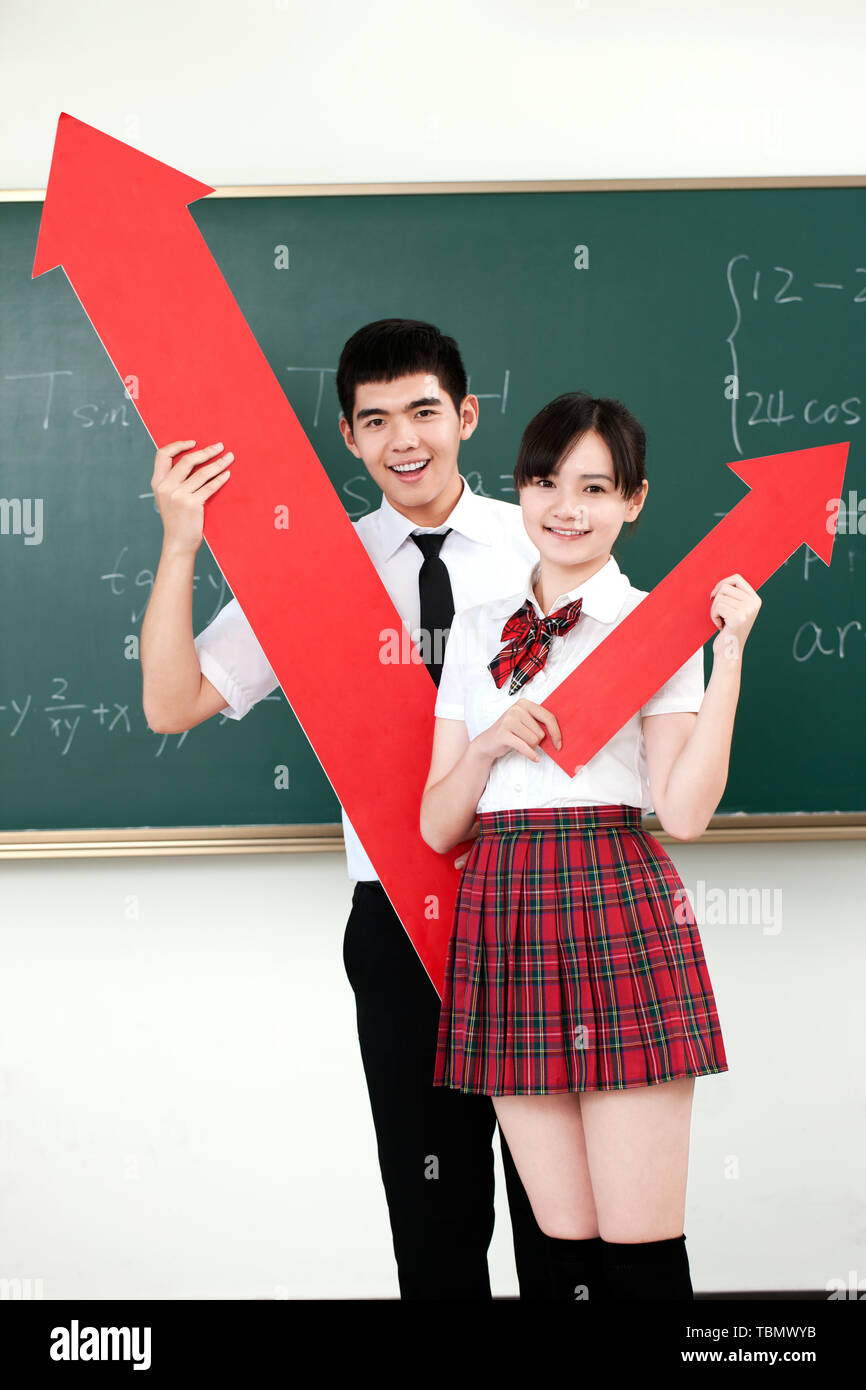 Teamwork among high school students Stock Photo - Alamy