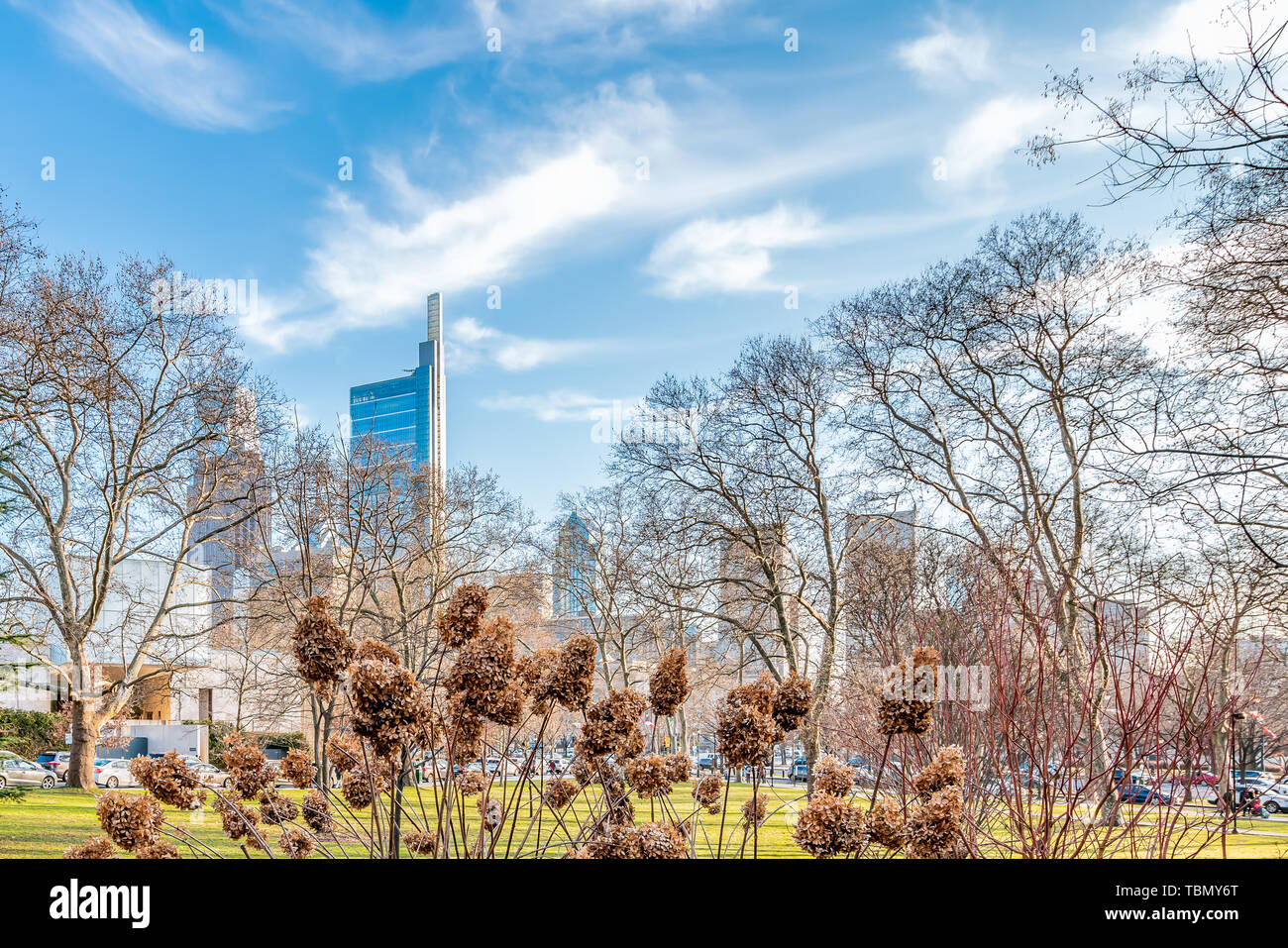 Philadelphia, Pennsylvania, USA - December, 2018 - Beautiful view of ...