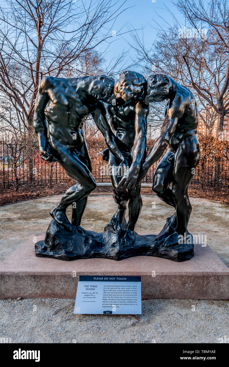 Philadelphia, Pennsylvania, USA - December, 2018 - The Three Shades by ...