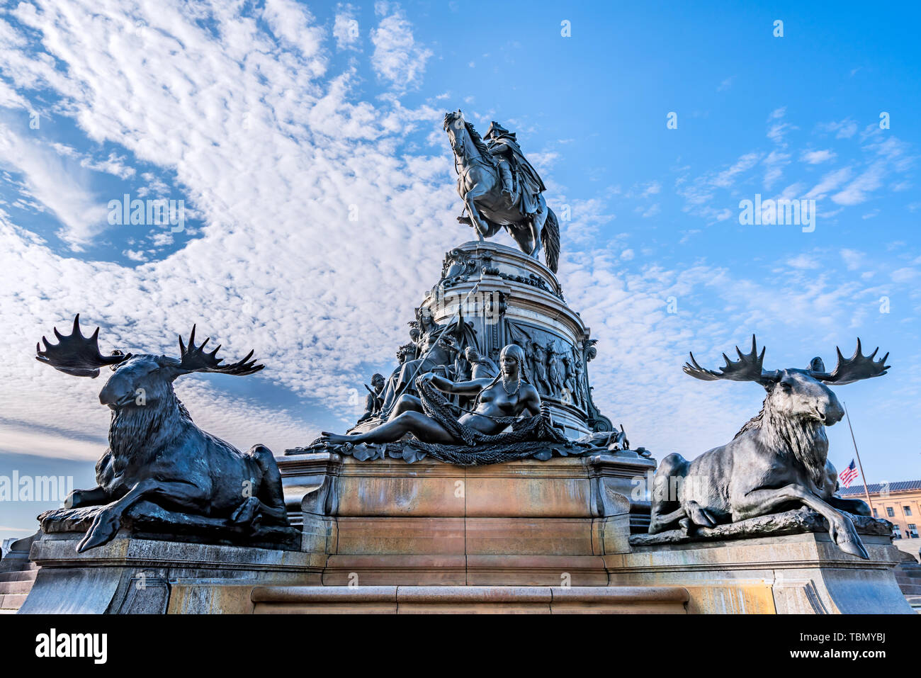 Philadelphia, Pennsylvania, USA - December, 2018 - Washington Monument ...