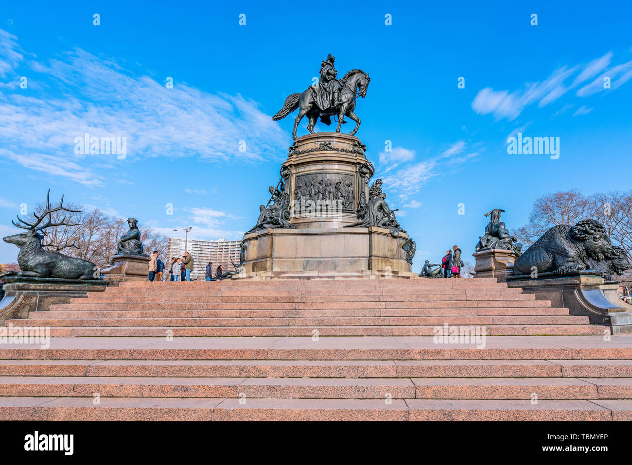 Philadelphia, Pennsylvania, USA - December, 2018 - Washington Monument ...
