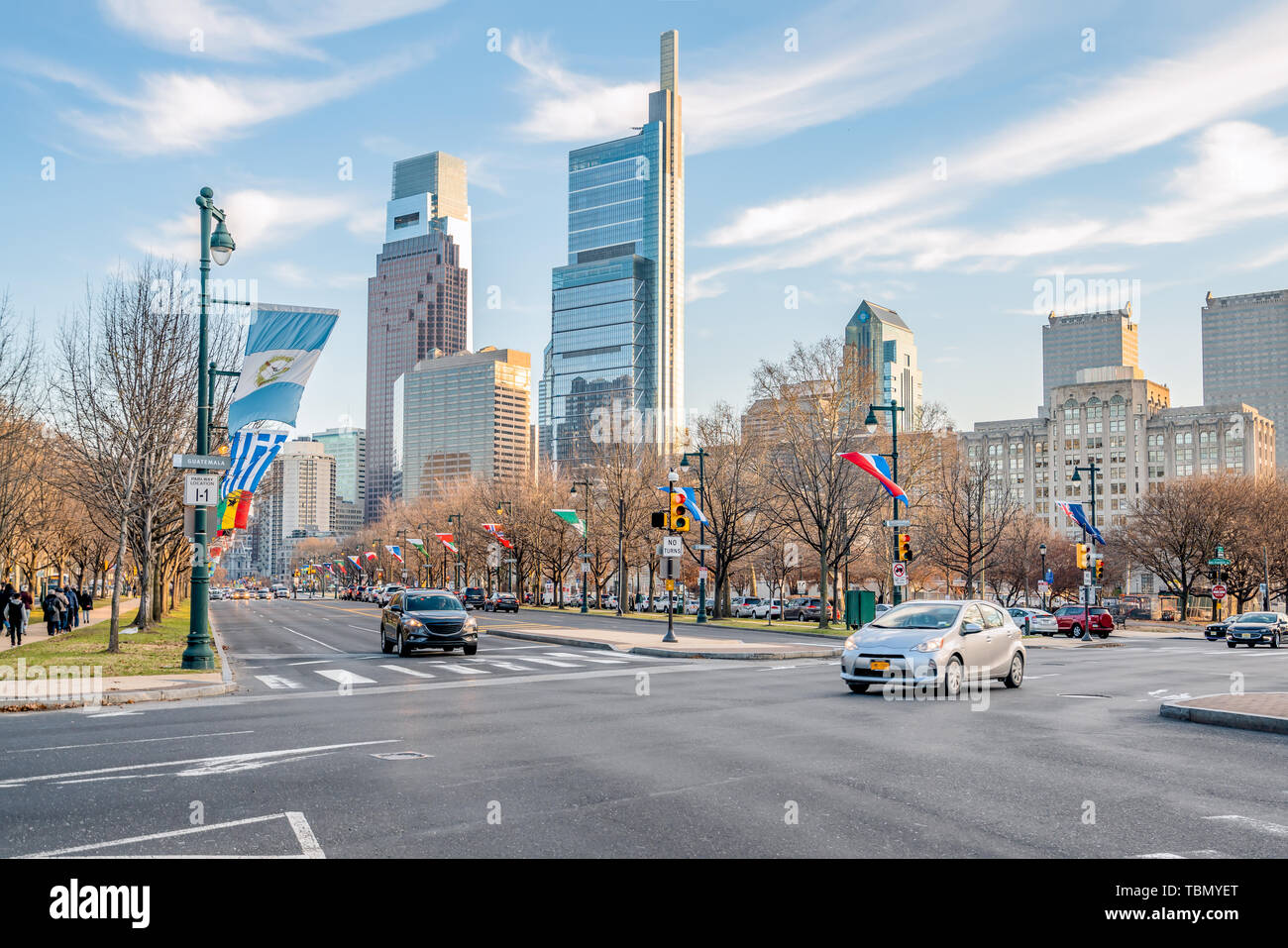 Philadelphia, Pennsylvania, USA - December, 2018 - Benjamin Franklin ...