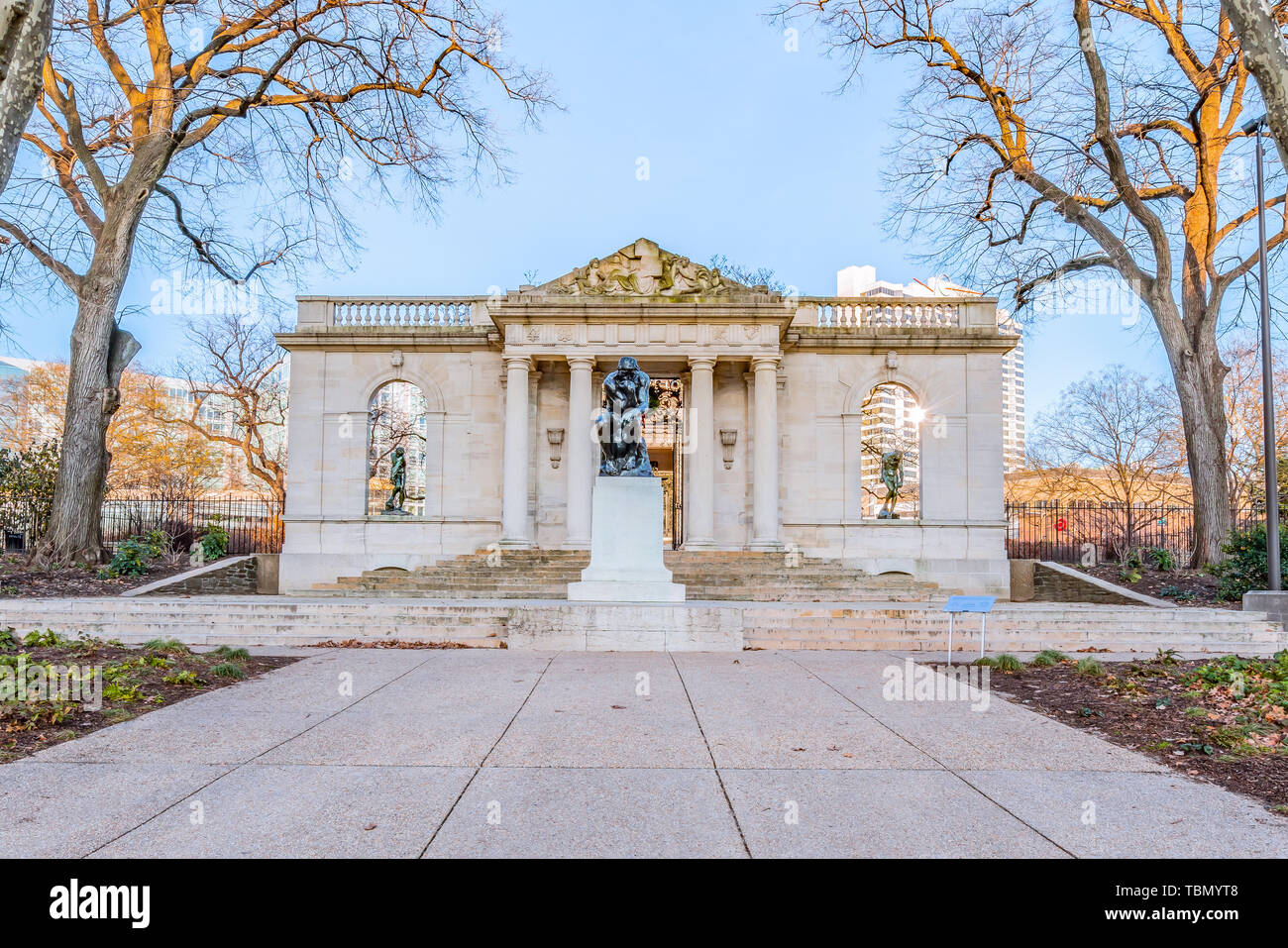 Philadelphia, Pennsylvania, USA - December, 2018 - The Rodin Museum in ...