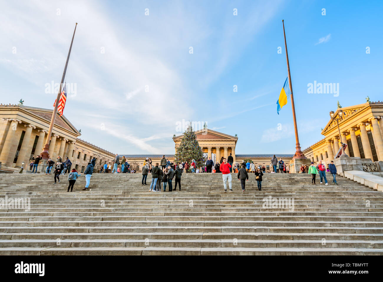 Philadelphia, Pennsylvania, USA - December, 2018 - View of the Huge ...