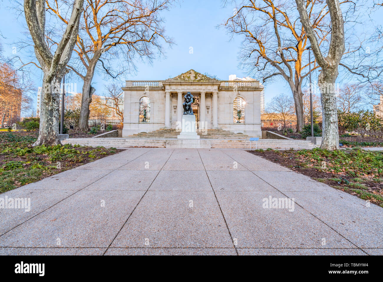 Philadelphia, Pennsylvania, USA - December, 2018 - The Rodin Museum in ...