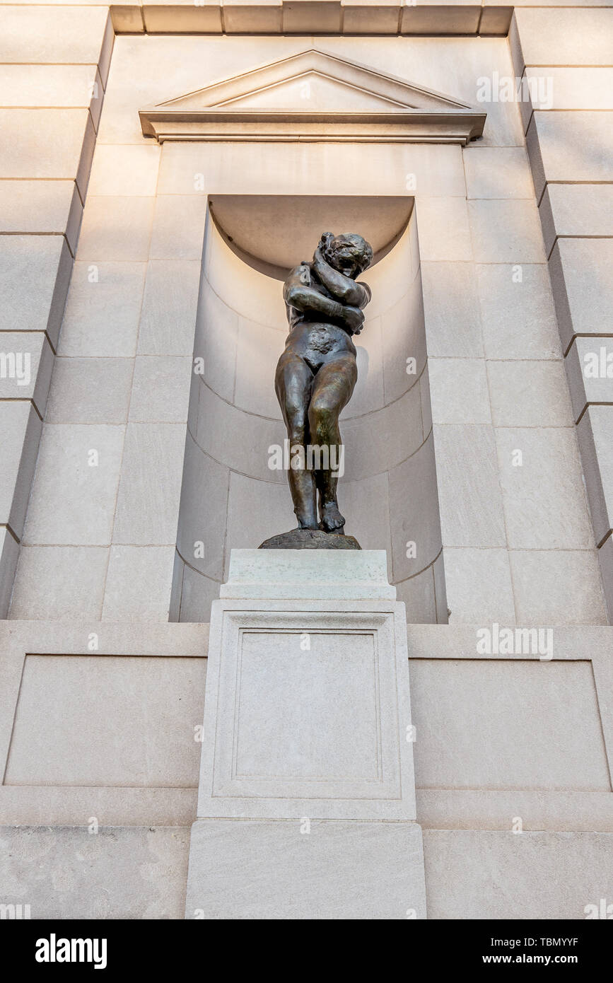 Philadelphia, Pennsylvania, USA - December, 2018 - Eve Sculpture at the ...