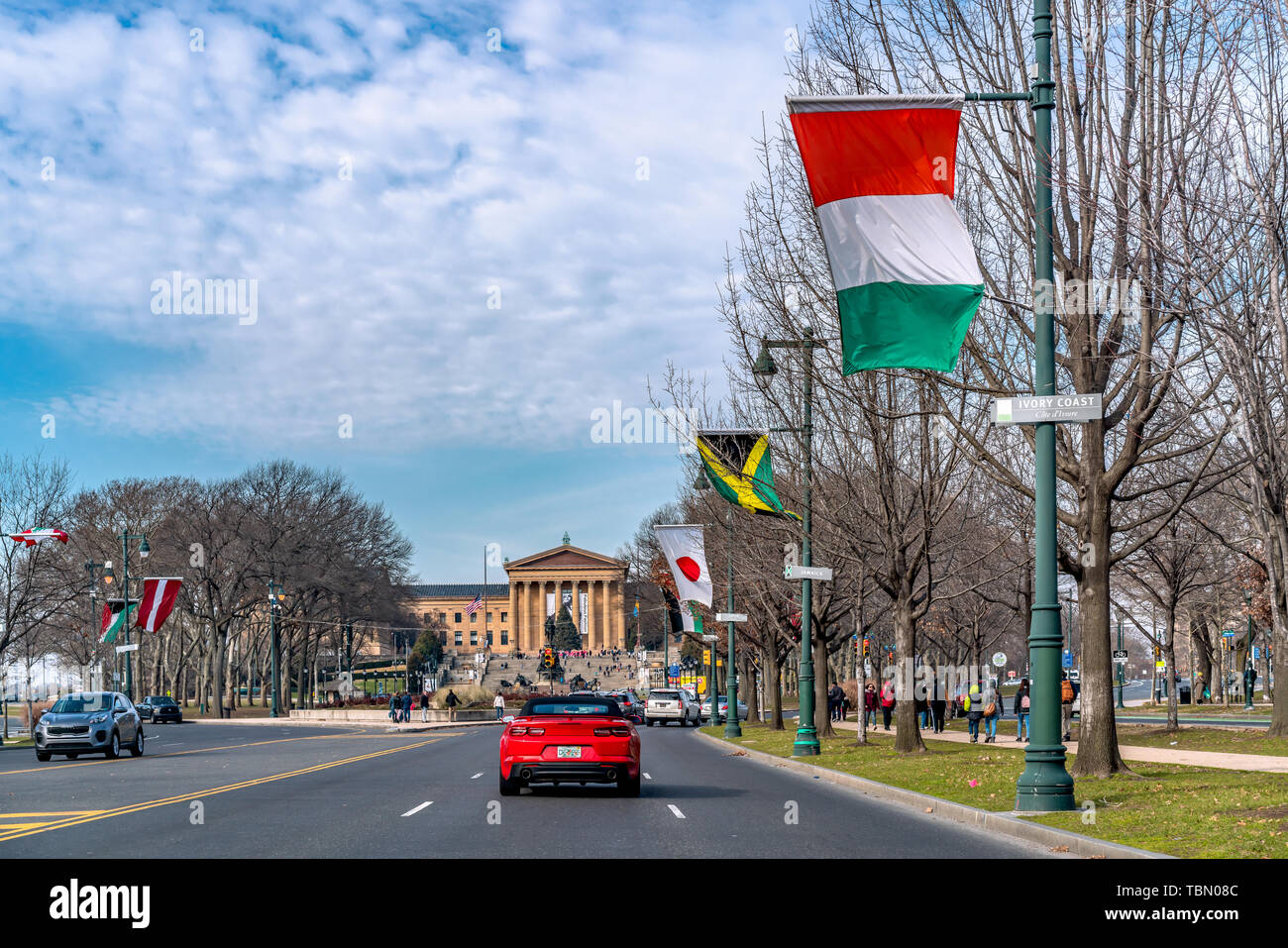 Philadelphia, Pennsylvania, USA - December, 2018 - Benjamin Franklin ...