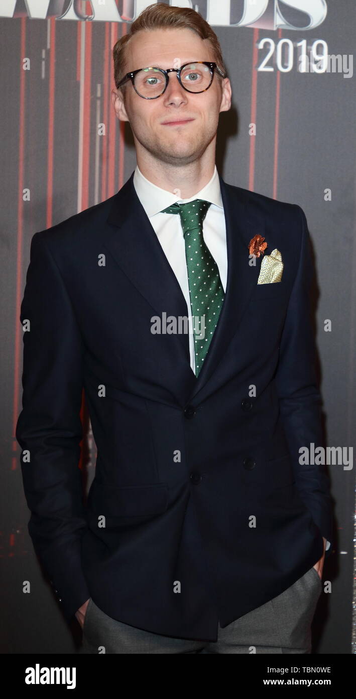 Jamie Borthwick arrives on the red carpet during The British Soap ...