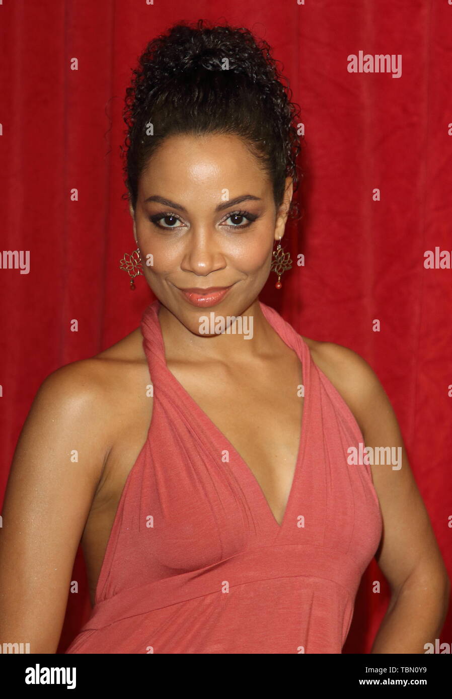 Renee Castle arrives on the red carpet during The British Soap Awards ...