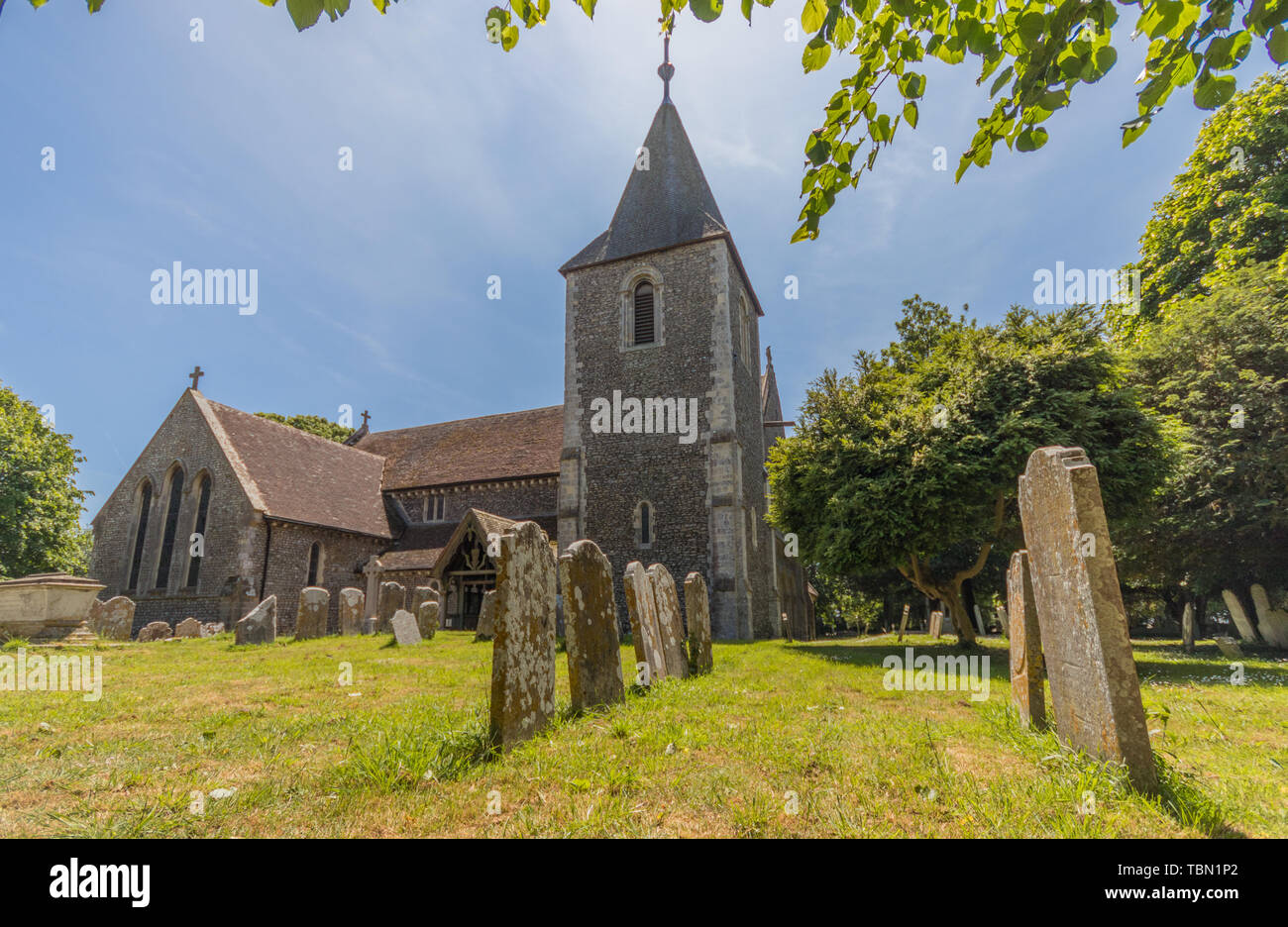 Pagham church hi-res stock photography and images - Alamy