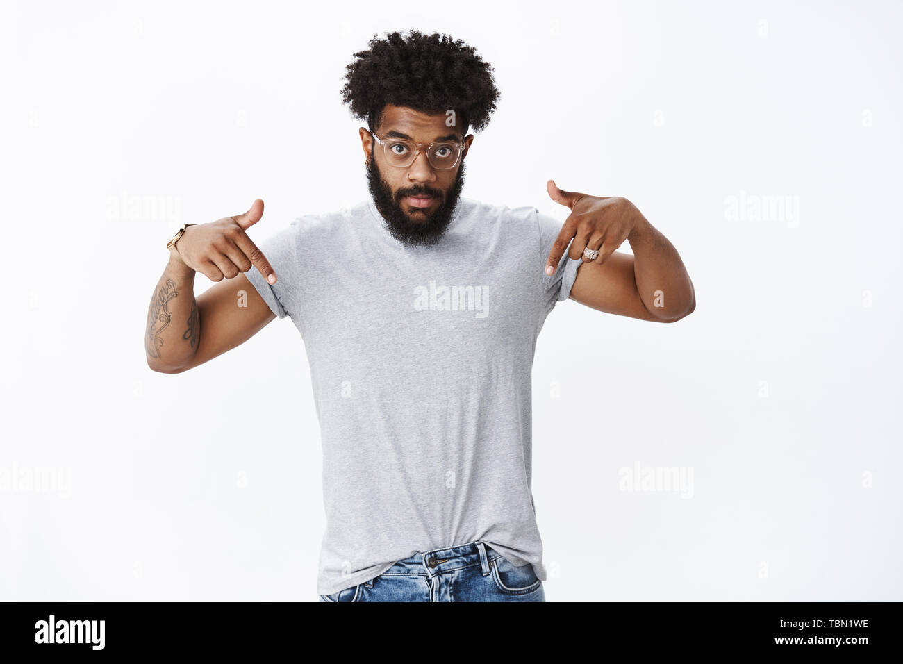 Raising eyebrows hi-res stock photography and images - Alamy