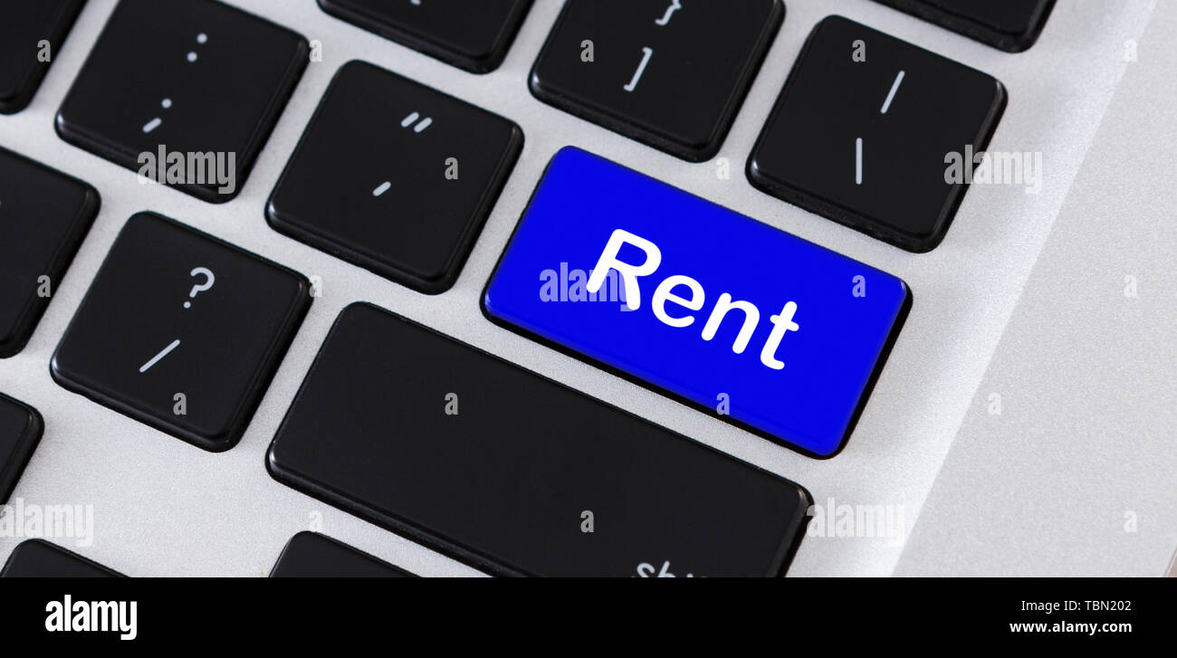 House rent computer hi-res stock photography and images - Alamy