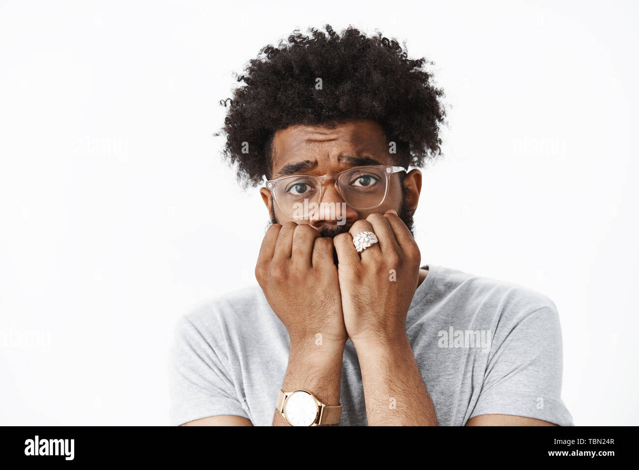 Raising eyebrows hi-res stock photography and images - Alamy