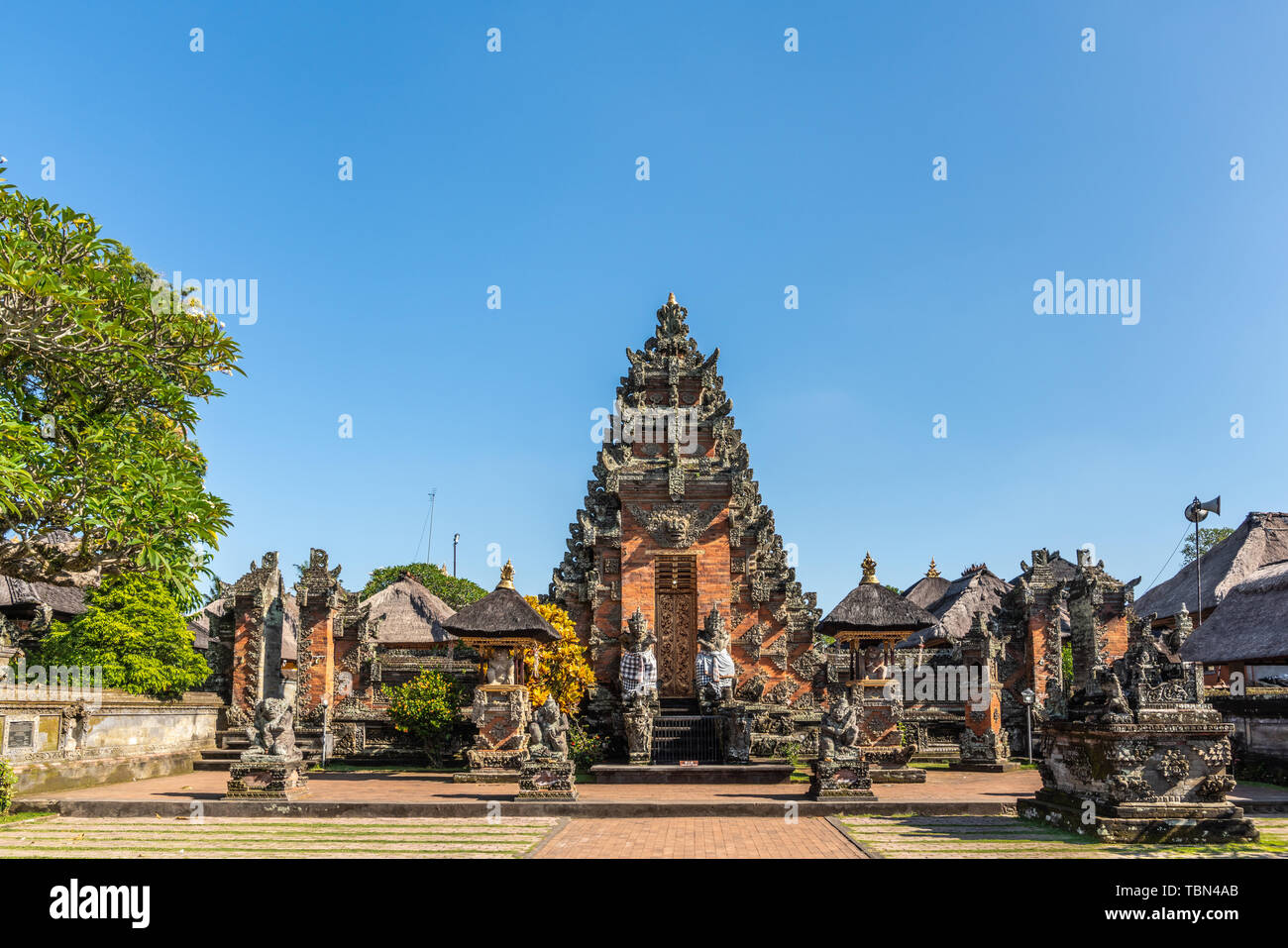Ubud, Bali, Indonesia - February 26, 2019: Batuan Temple. Kori Agung ...