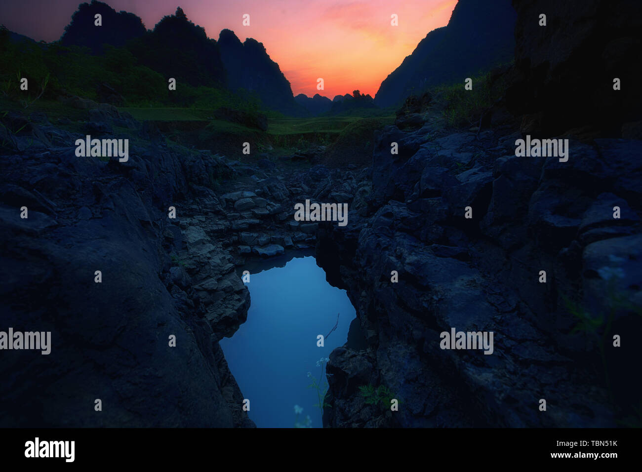 A dark river Stock Photo - Alamy