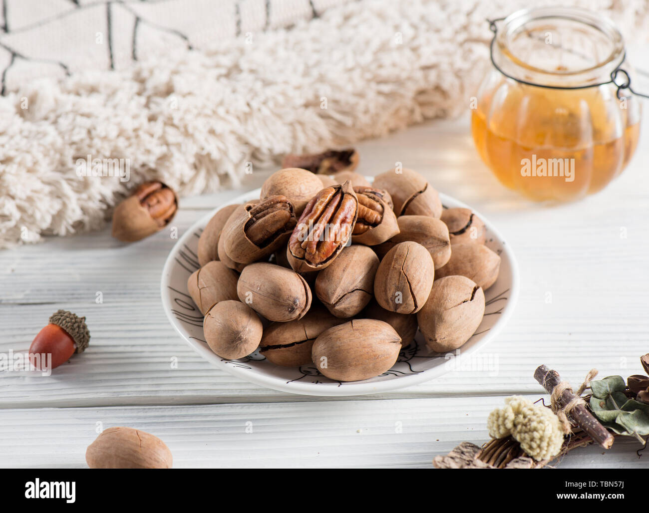 Blue root nuts, dried nuts Stock Photo - Alamy