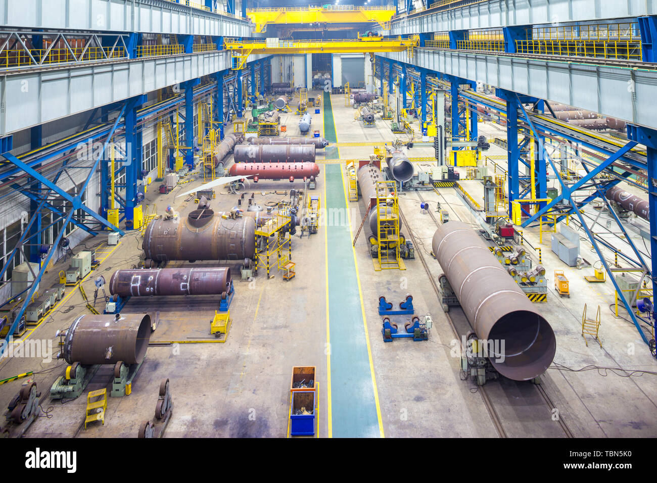 Interior of factory workshop Stock Photo - Alamy
