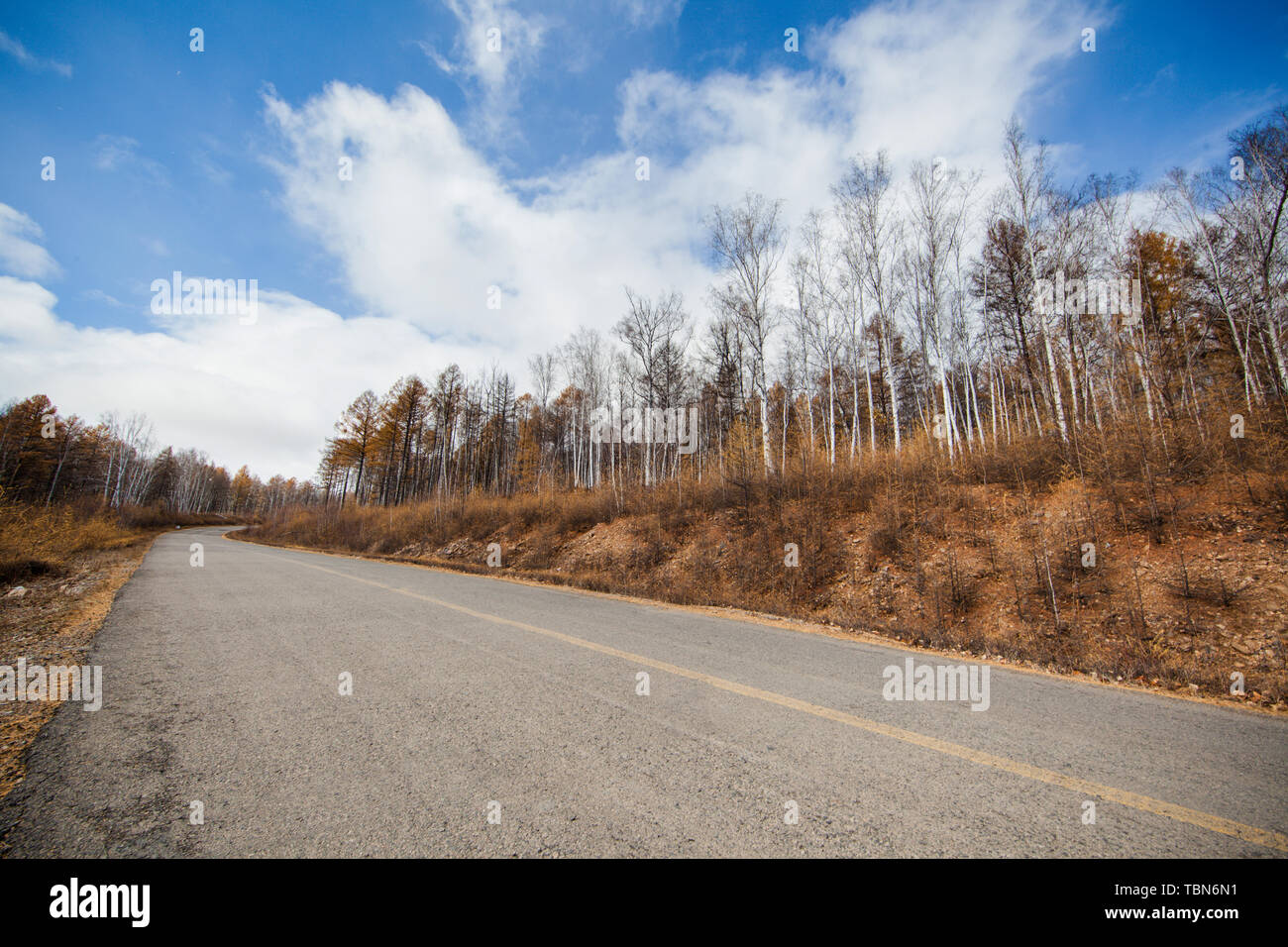 Road landscape no one to travel expressway guide sky asphalt hi-res ...