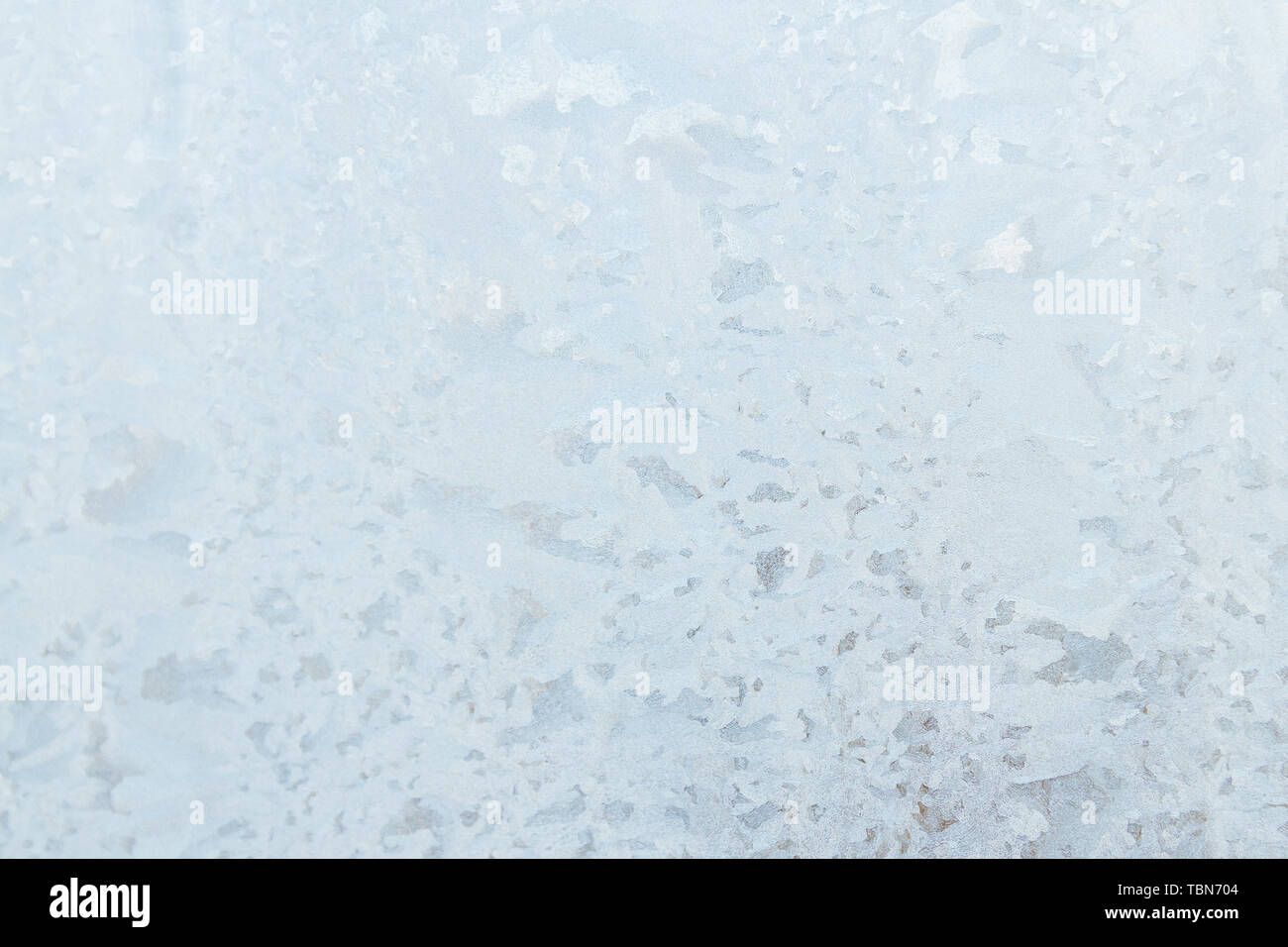Frosty patterns on a frozen ice box in the early morning Stock Photo ...