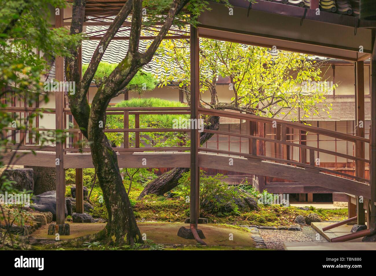 Japanese courtyard hi-res stock photography and images - Alamy