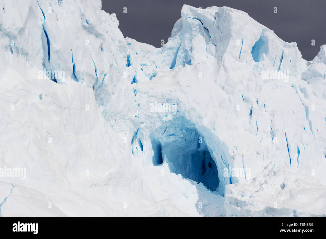 Climbing ice cave antarctica hi-res stock photography and images - Alamy
