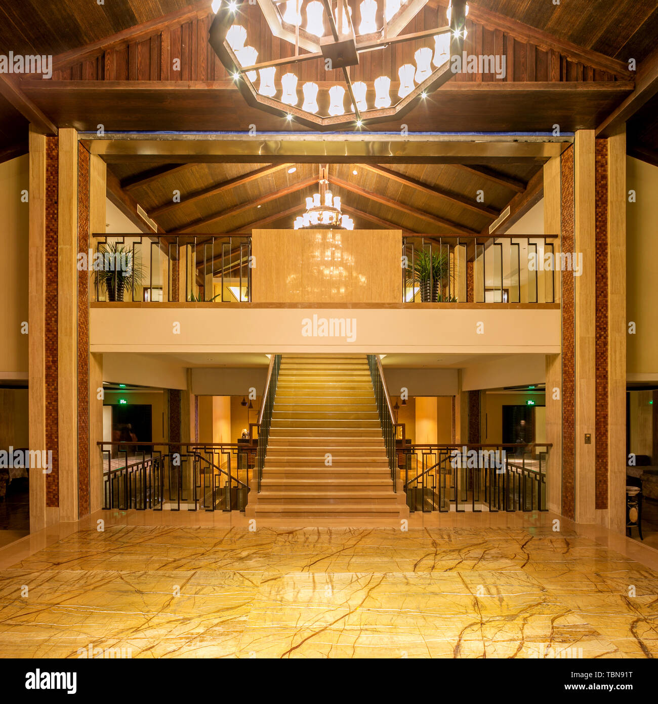 Interior of hotel Stock Photo - Alamy