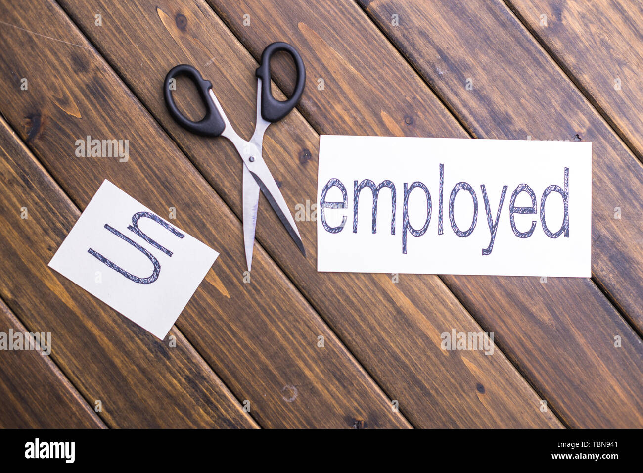 Unemployed word hi-res stock photography and images - Alamy