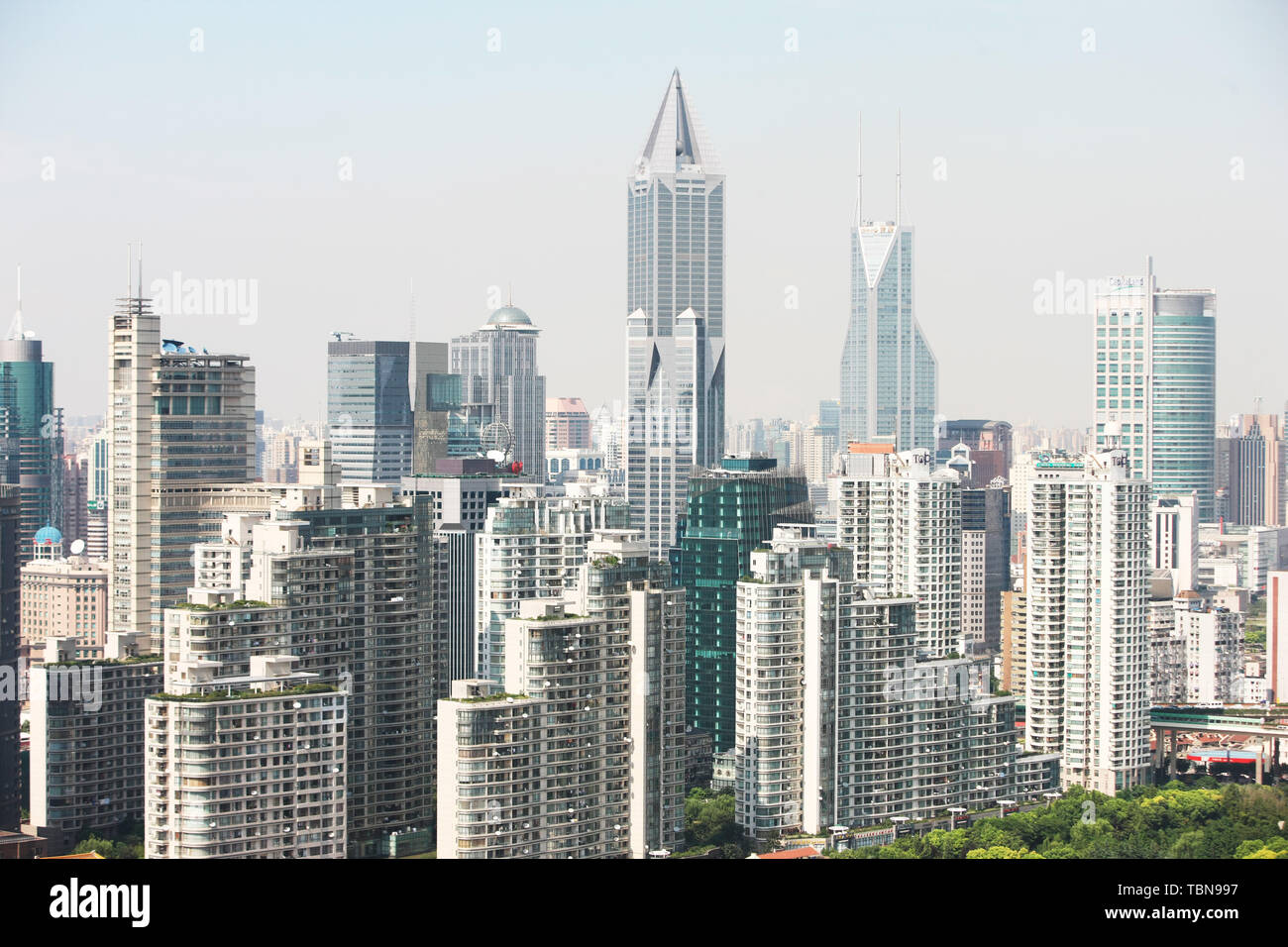 High-end business places in Shanghai Stock Photo - Alamy