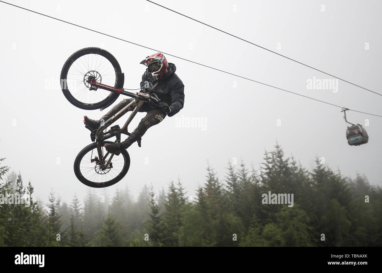 Great Britain's Kade Edwards during the UCI Mountain Bike World Cup at ...