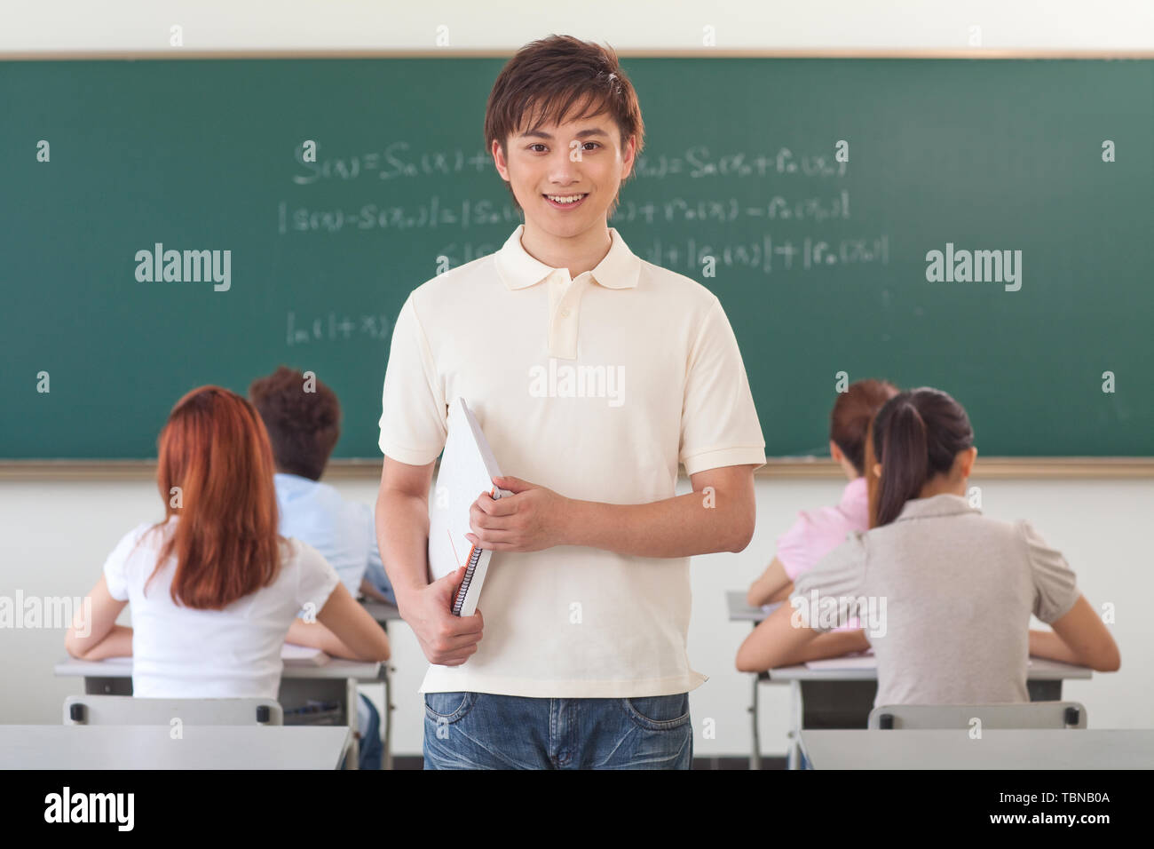 Classroom Learning for College Students Stock Photo - Alamy