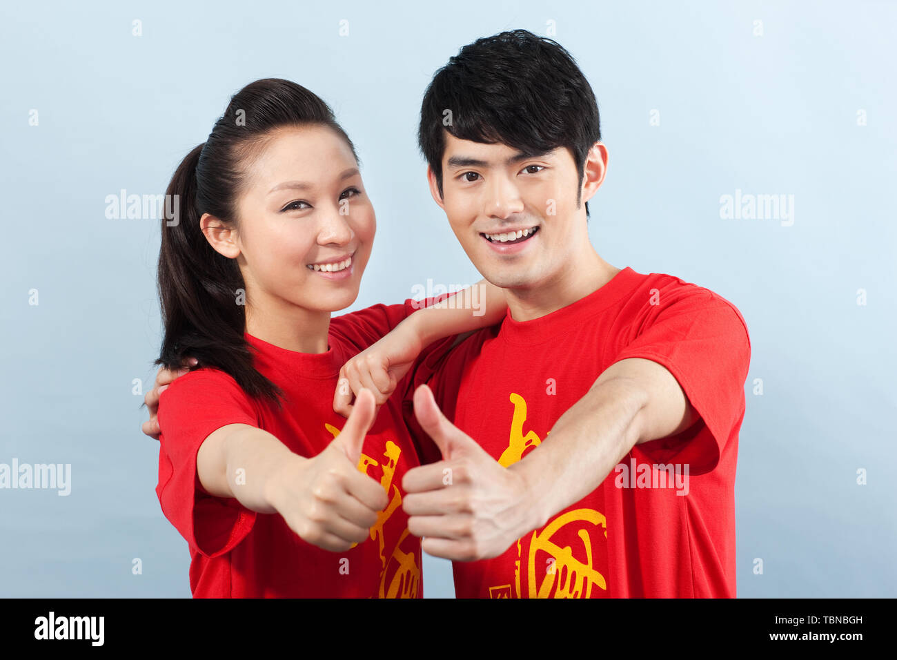 Cheerleaders cheer for China Stock Photo - Alamy