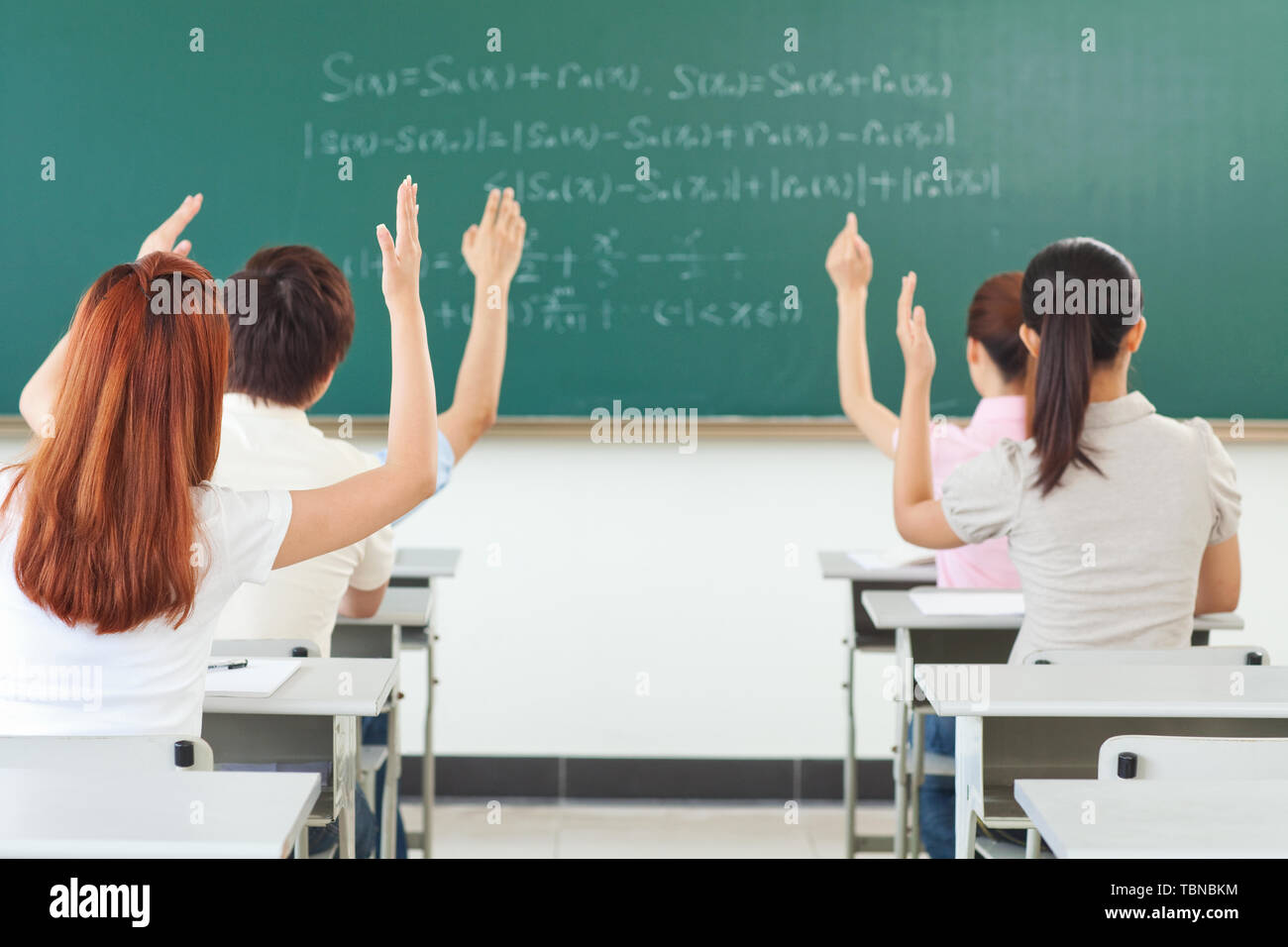 Classroom Learning for College Students Stock Photo - Alamy