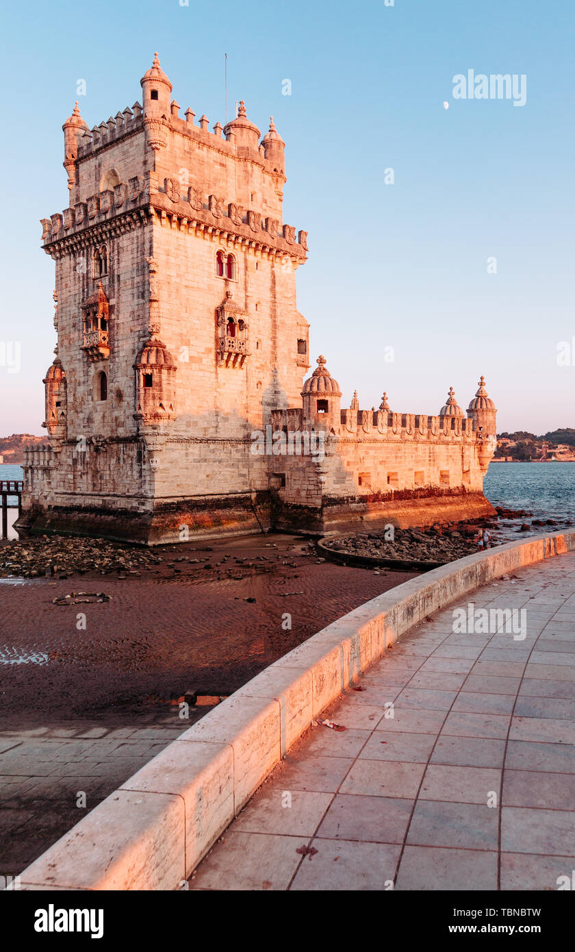 Lisbon historic landmark tower hi-res stock photography and images - Alamy