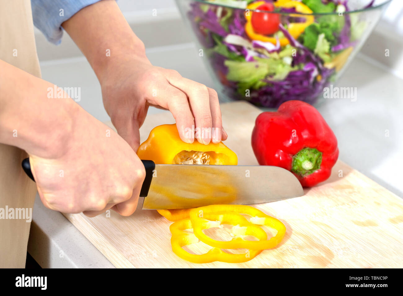 Enjoy food at home Stock Photo - Alamy