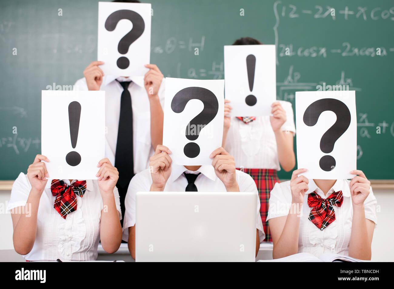 Teamwork among high school students Stock Photo - Alamy