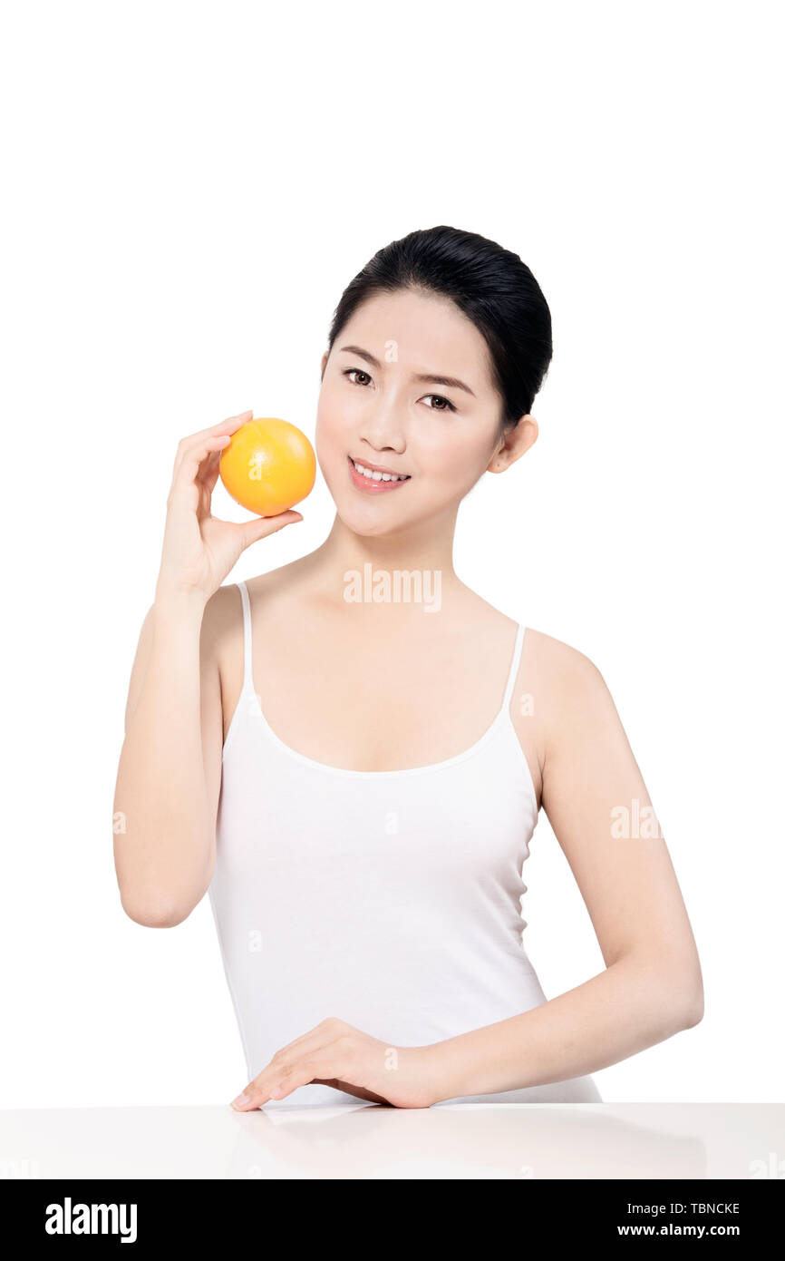 Woman bust beauty shot hi-res stock photography and images - Alamy