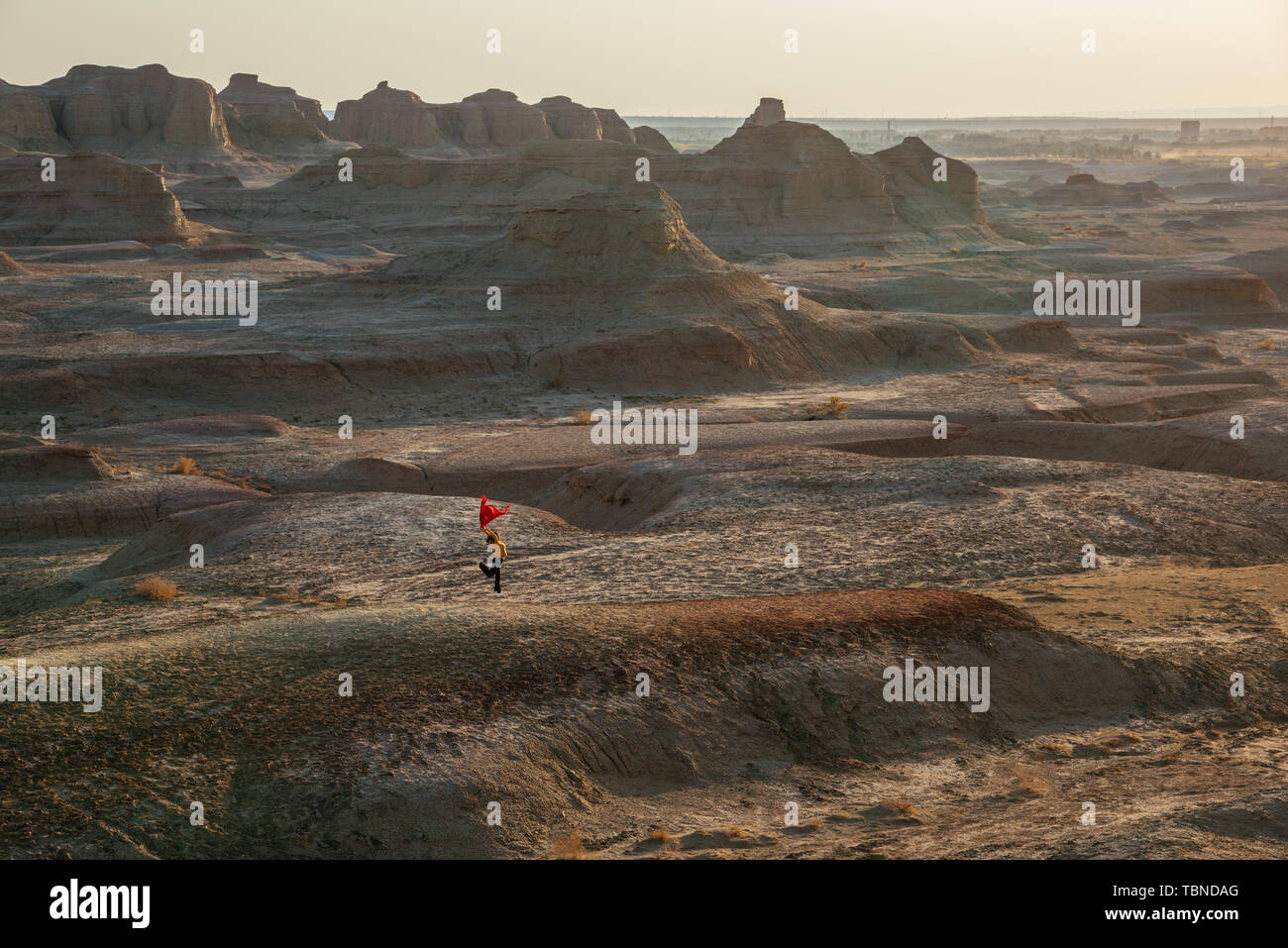 Spectacular Xinjiang ghost city Stock Photo - Alamy