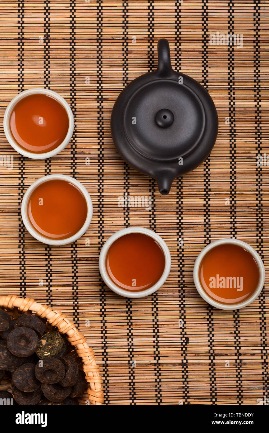 Chinese tea ceremony culture Stock Photo - Alamy