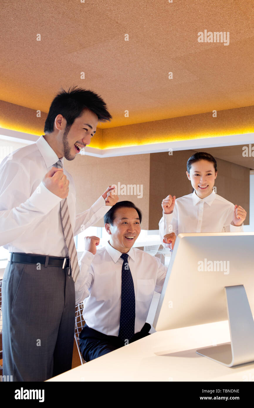 A collaboration between a business team Stock Photo - Alamy