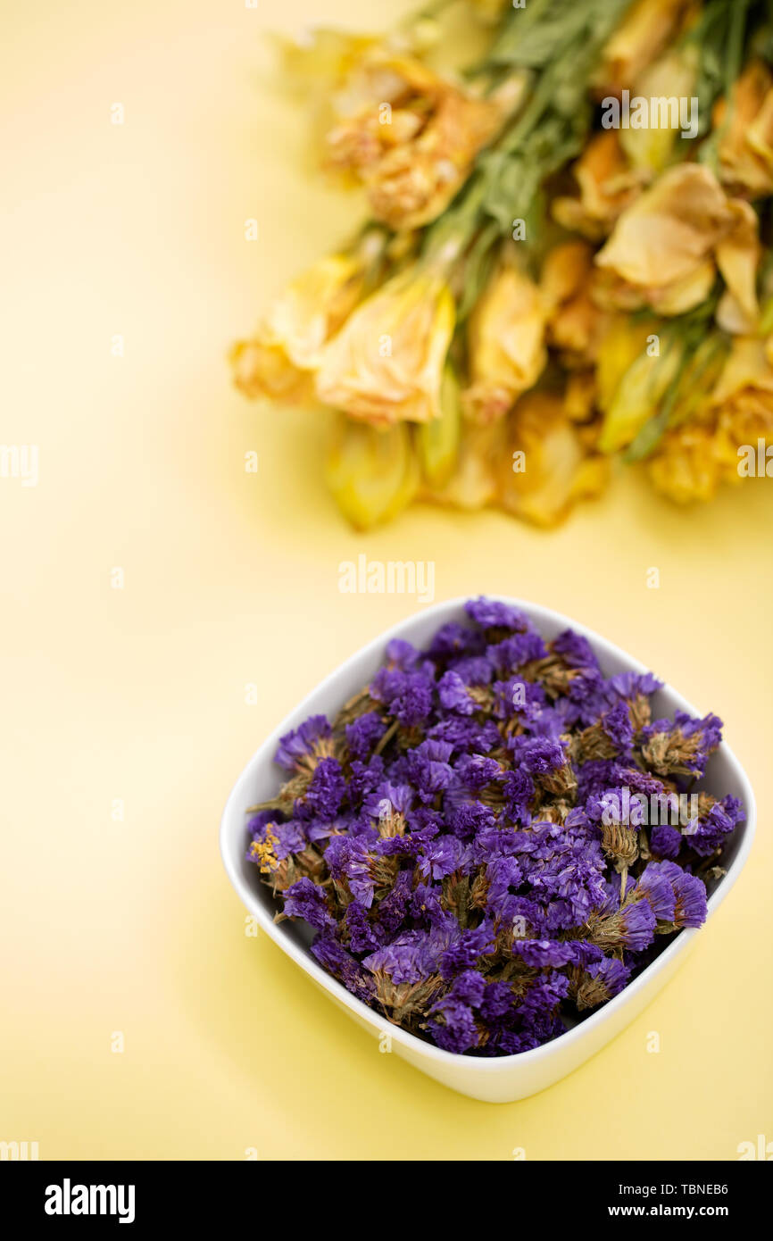 Healthy flower tea Stock Photo - Alamy