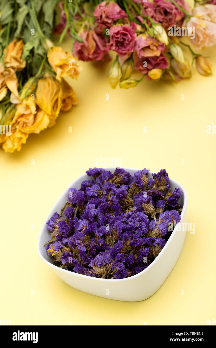 Healthy flower tea Stock Photo - Alamy