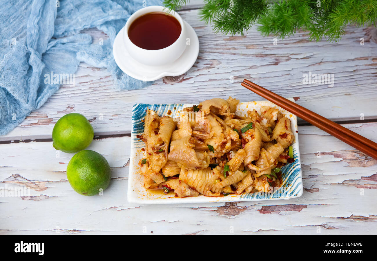 Sichuan cuisine, boneless phoenix claws Stock Photo - Alamy