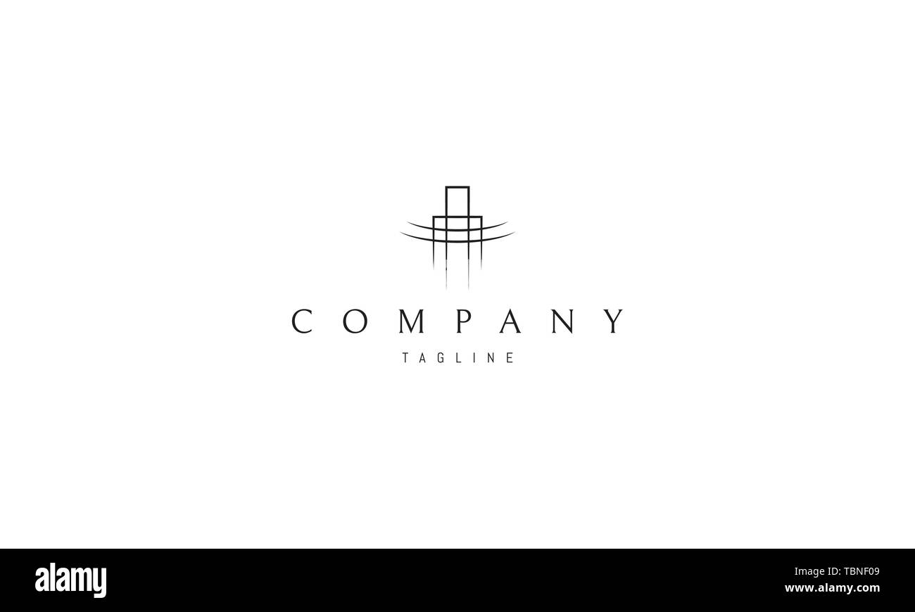 Asian house abstract black 3 vector logo design Stock Vector Image ...