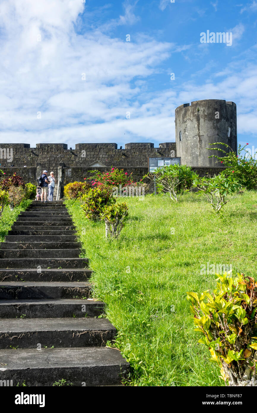 The Dutch Fort Belgica in Banda Neira, Indonesia Stock Photo - Alamy