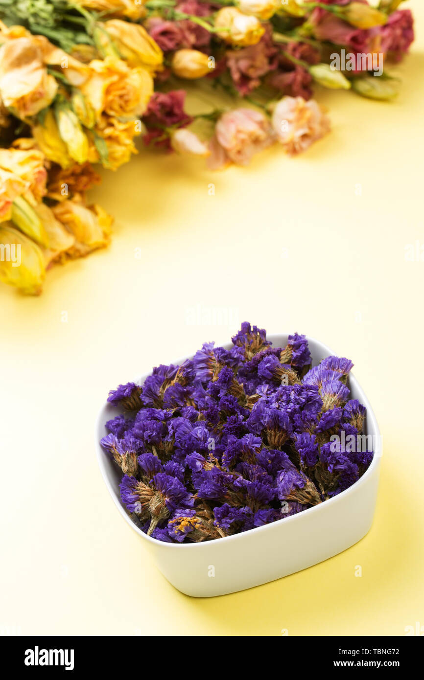 Healthy flower tea Stock Photo - Alamy