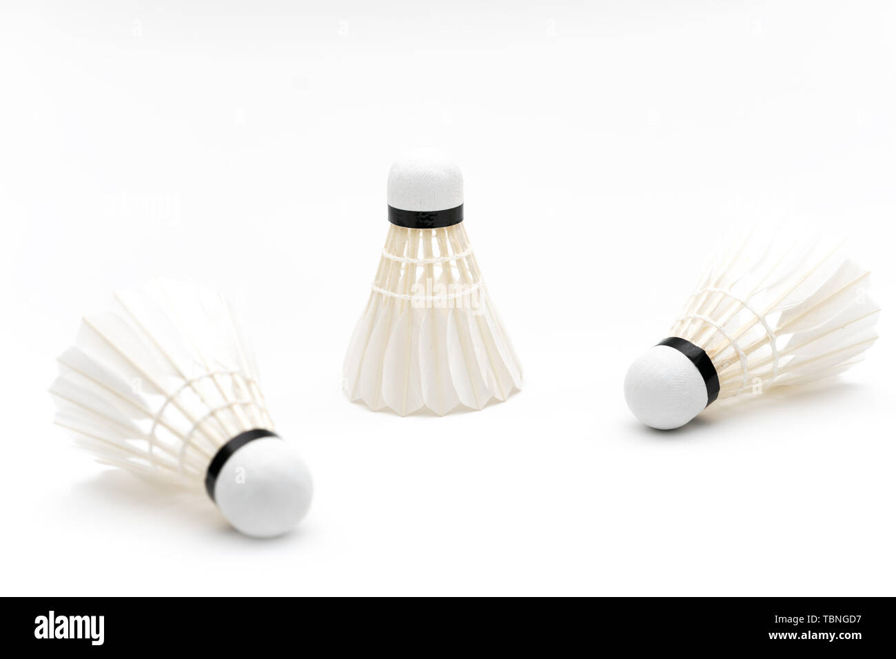 Badminton white background illustration Stock Photo - Alamy