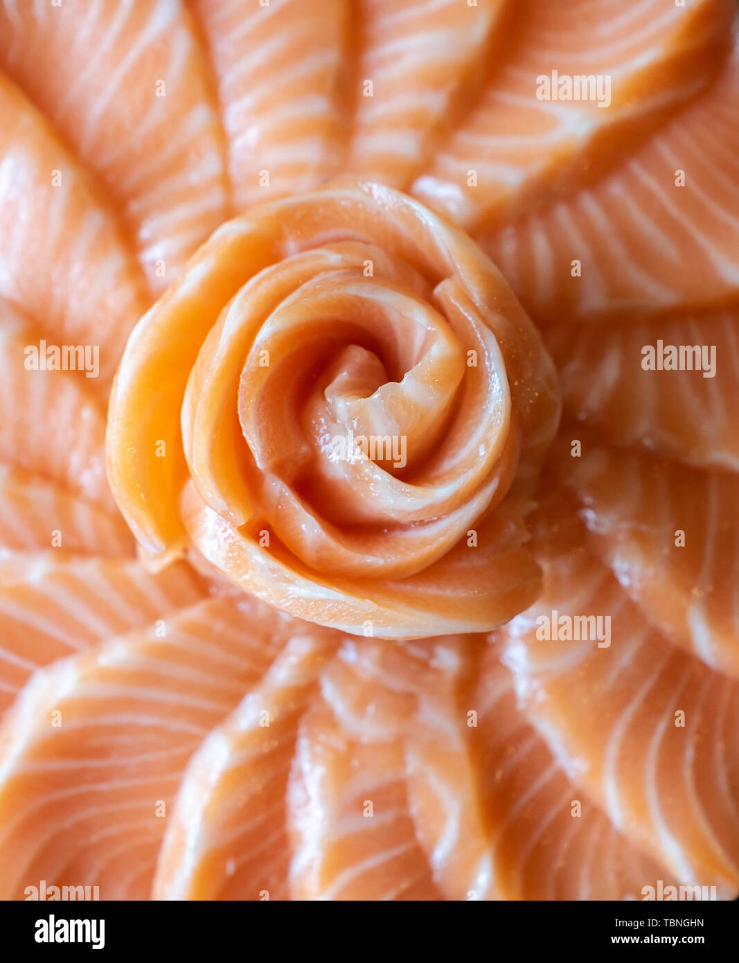 Salmon Sashimi set, gourmet japanese freshness cuisine Stock Photo - Alamy