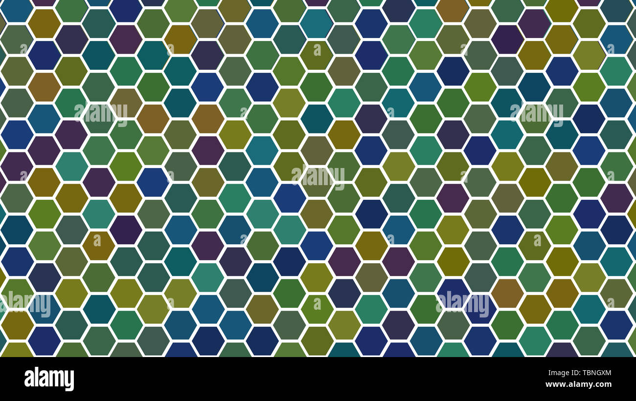 Abstract Hexagon Pattern Background With Copy Space For Text And Advertisements Geometric